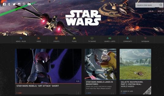 Revamped Star Wars site harnesses the force of CSS | Creative Bloq