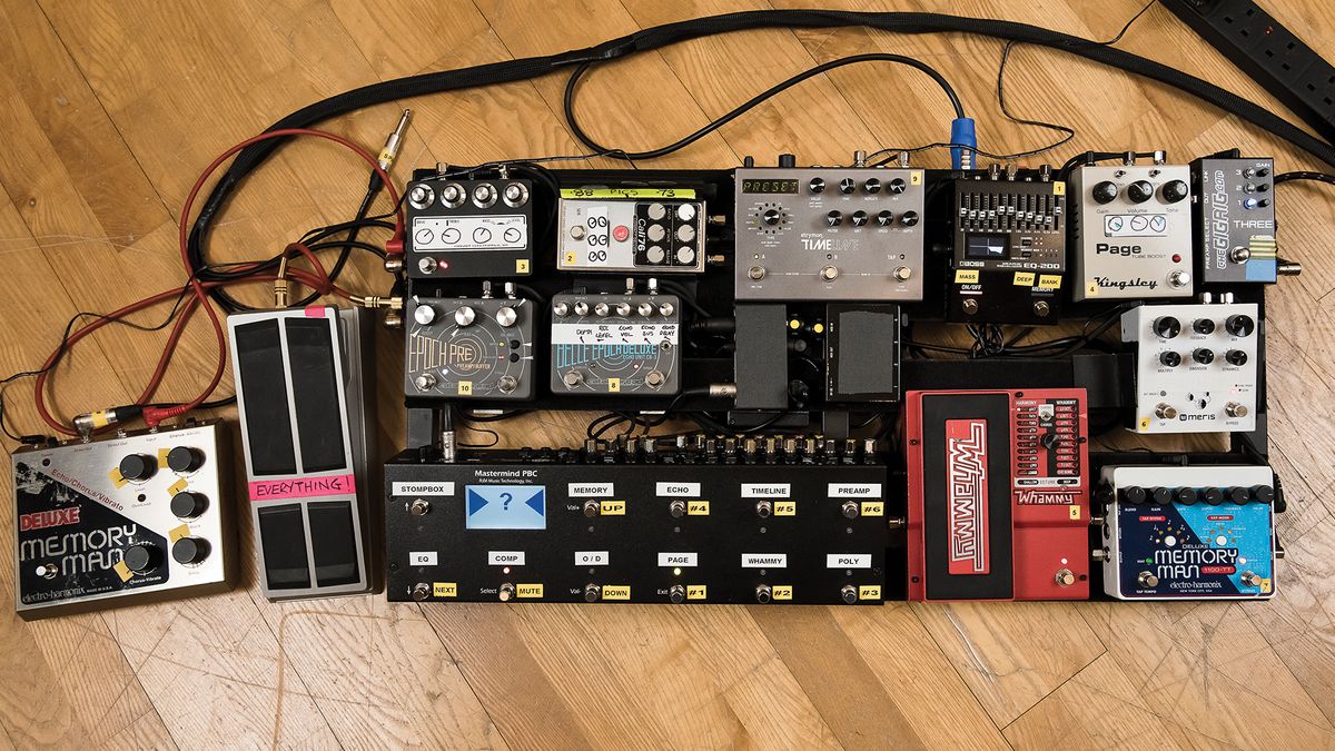 "When you get pedals, you have to invest time into those sounds ...