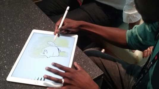 How drawing actually feels with the Apple Pencil | Creative Bloq