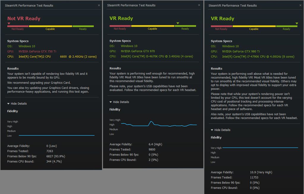 Download the SteamVR performance test to see if your PC can run the ...
