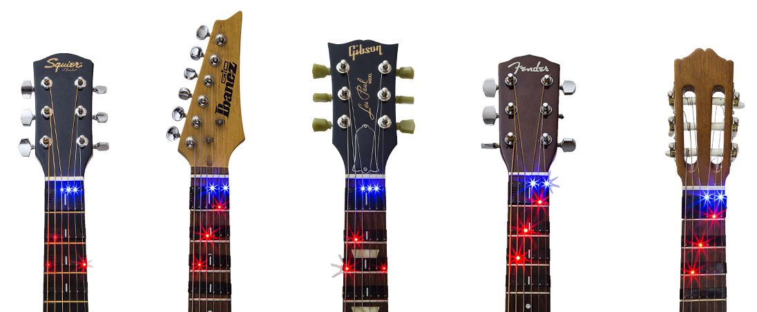 These fretboard lights show you how to play guitar | MusicRadar