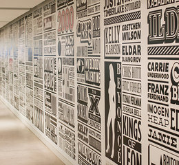 Sony celebrates with giant typography | Creative Bloq