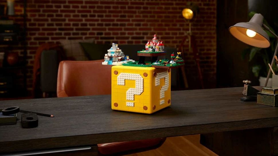 Lego Super Mario 64 Question Block set unfolds into an impressive ...