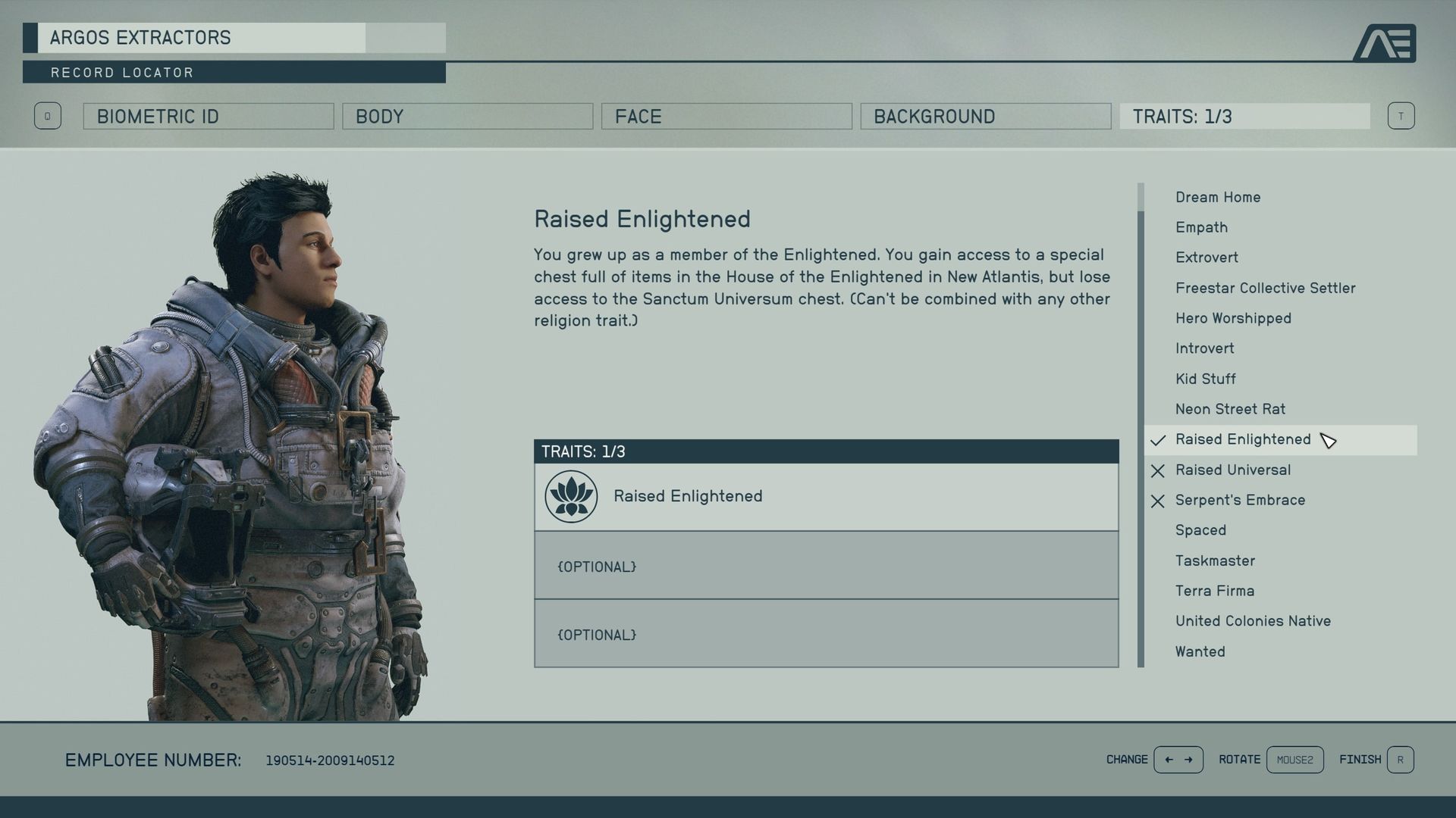 Starfield Raised Enlightened or Universal: Which trait is better ...