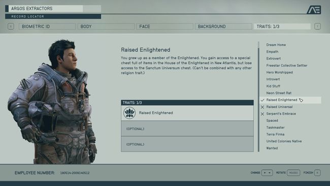Starfield Raised Enlightened or Universal: Which trait is better ...