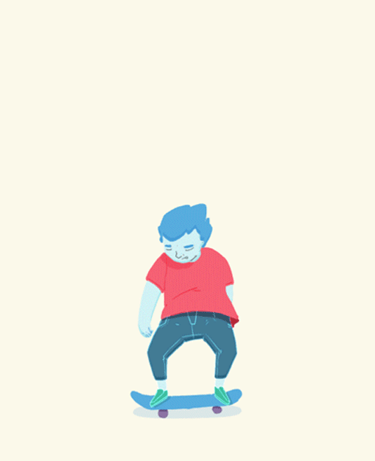 Awesome animated GIFs celebrate skate culture | Creative Bloq