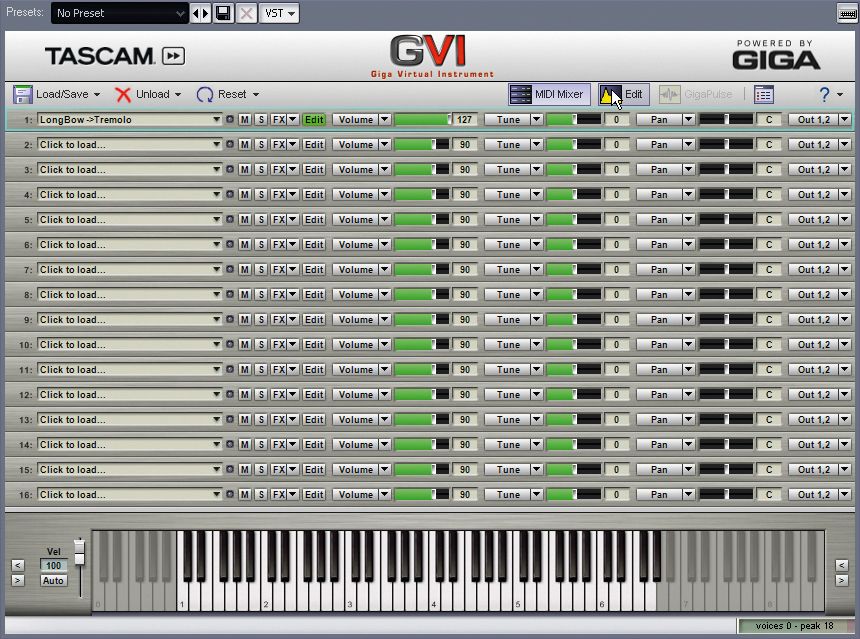 Tascam Giga Virtual Instrument review | MusicRadar