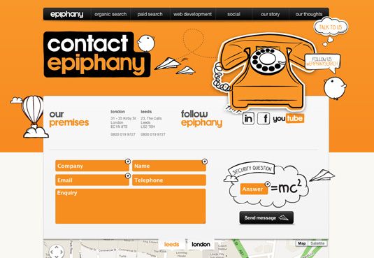 10 of the most creative online contact pages | Creative Bloq