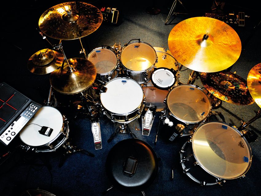 Drum kits of the pros: stars' live and studio drum setups in pictures ...