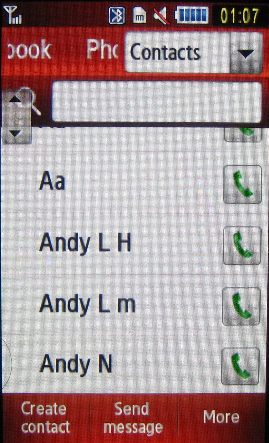 Samsung Tocco Lite: Menus - Samsung Tocco Lite review - Page 4 | TechRadar