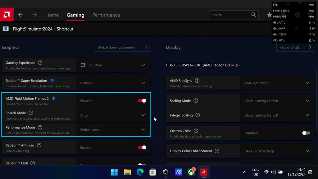 Does AMD's new "AFMF 2" increase FPS in Microsoft Flight Simulator 2024 on ROG Ally? | Windows ...