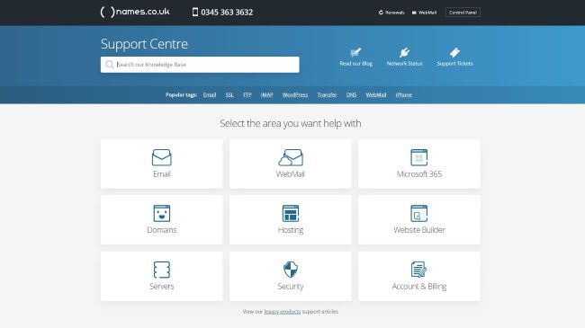 Names.co.uk review | TechRadar