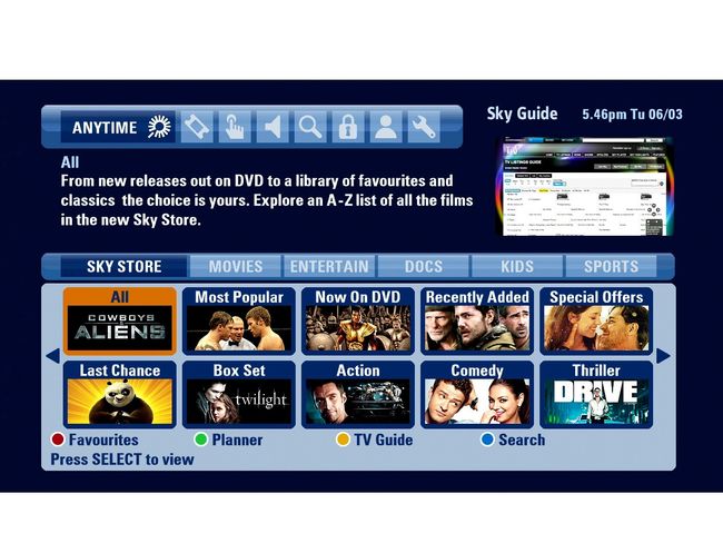 Sky Store gets more movies, takes on Lovefilm | TechRadar