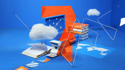 Playful stop motion idents for Russian TV | Creative Bloq
