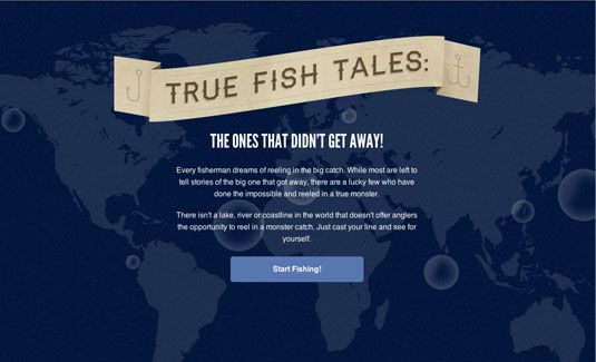 Interactive fish infographic is a reel treat | Creative Bloq