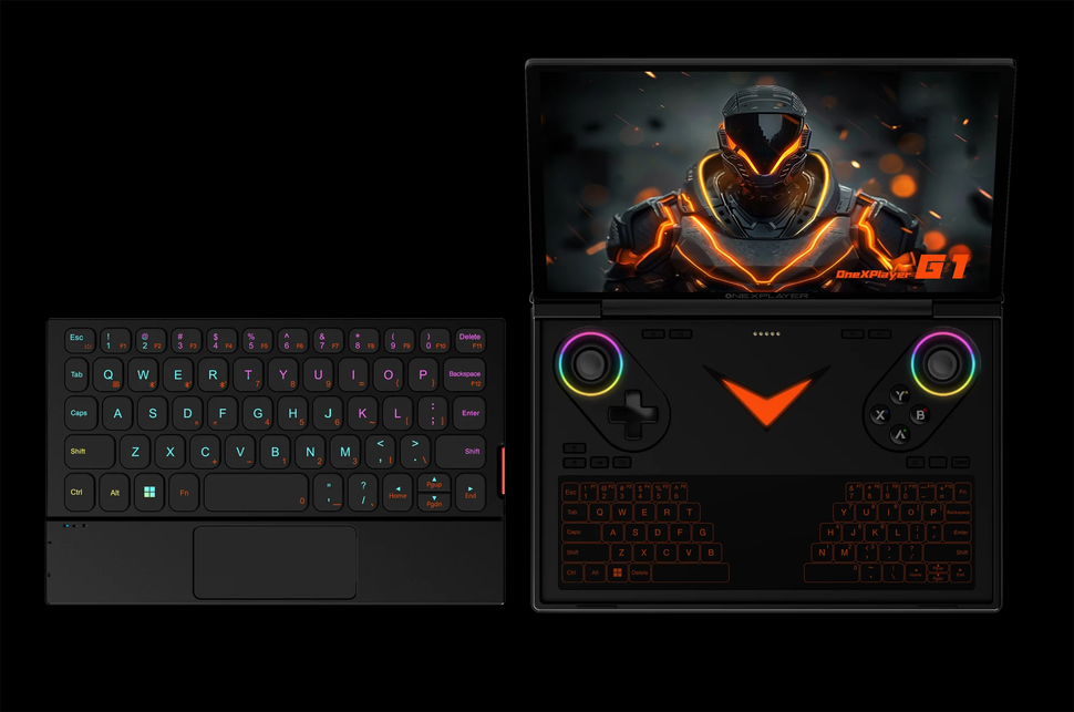 OneXPlayer G1 handheld gaming device packs up to a Strix Point or Arrow ...