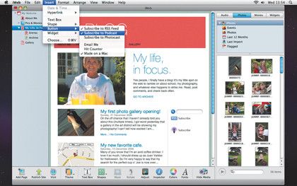 Add podcasts, newsfeeds and more - Guide to iWeb: tips and tricks you ...