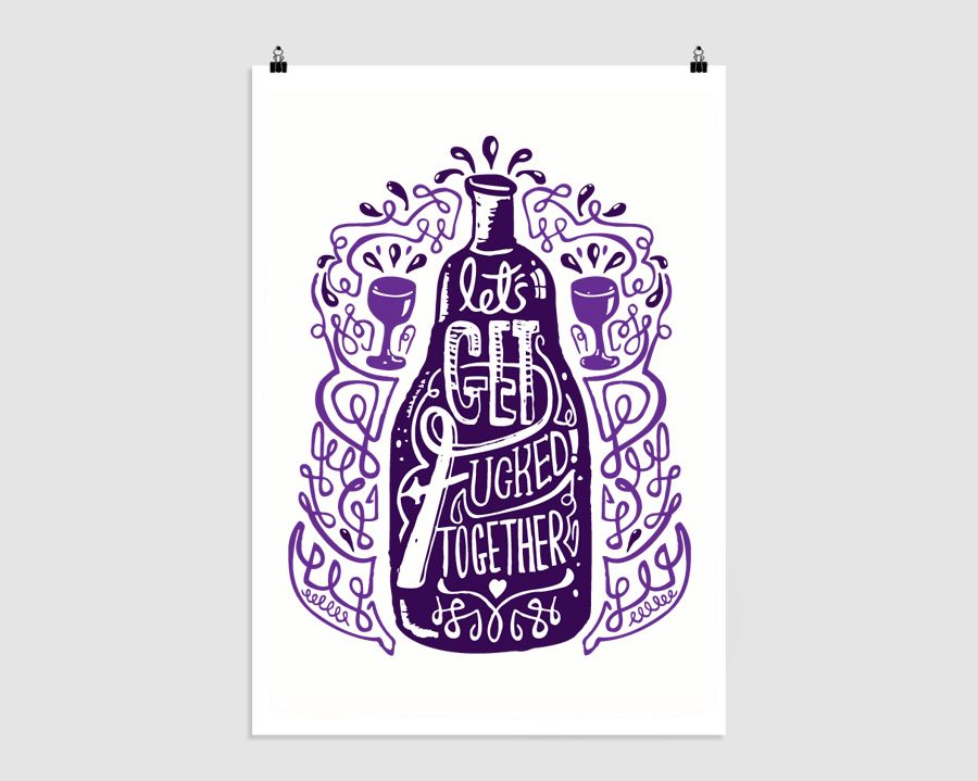 Profanity-filled posters are a typographic delight | Creative Bloq