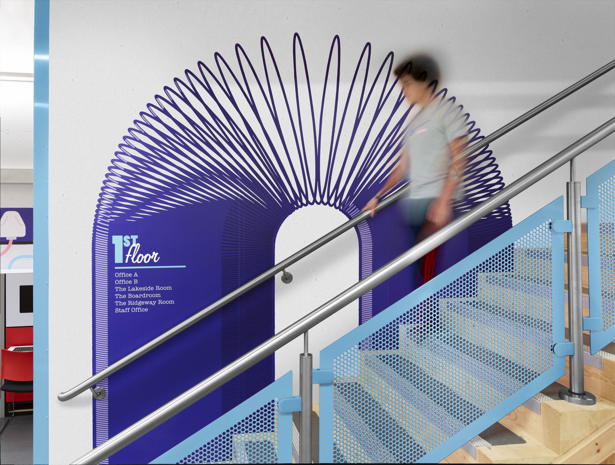 Alphabetical behind inspirational community centre branding | Creative Bloq
