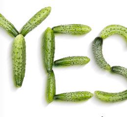 Handmade fonts crafted in cucumbers and foil | Creative Bloq