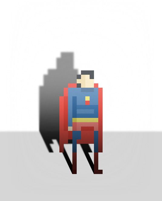 To minimalism and beyond! Superheroes go 8-bit | Creative Bloq