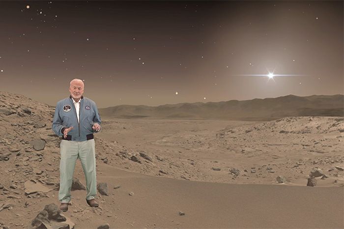How Buzz Aldrin Took A Virtual Walk On Mars Space