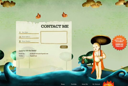 10 of the most creative online contact pages | Creative Bloq