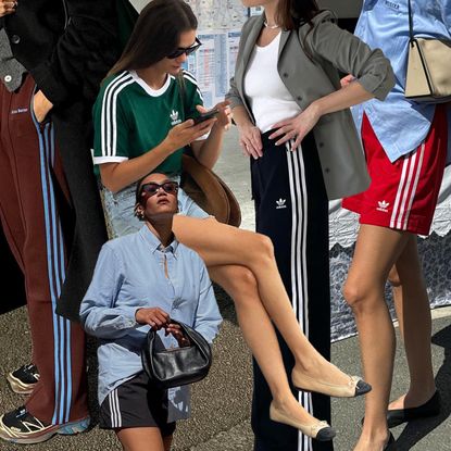 8 Sporty-Chic Outfit Ideas With Adidas Shorts, Tops, & Pants | Who What ...