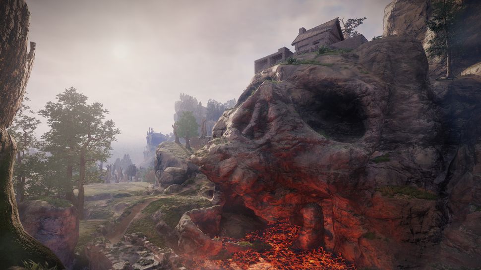 The base-building system in this fantasy co-op survival RPG looks ...