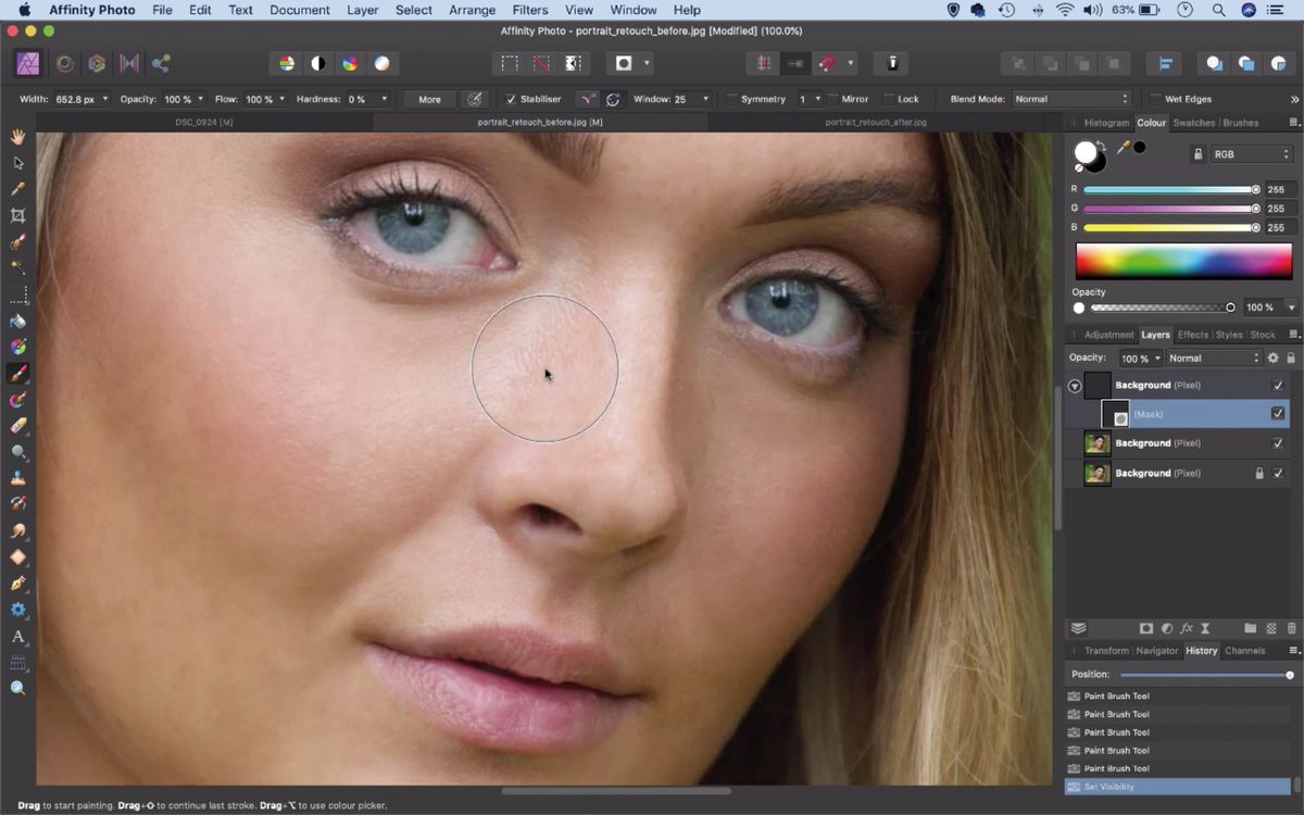 Essential retouching techniques in Affinity Photo: beautify your ...