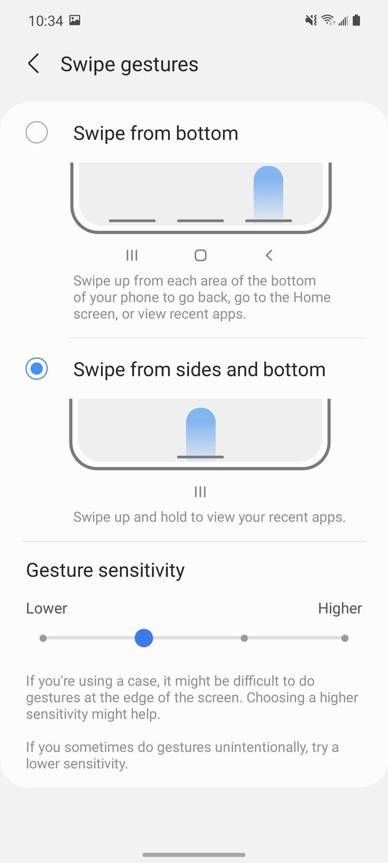 How to activate & change navigation gestures on Samsung Galaxy phone ...
