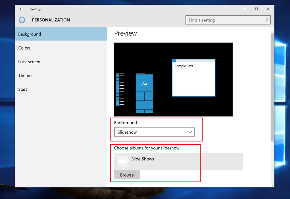 How to enable wallpaper Slideshow in Windows 10 and make it work on ...