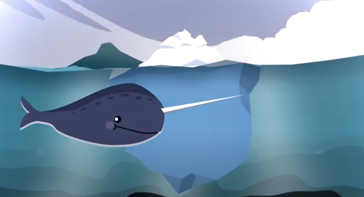 New audio reveals what the mysterious narwhal sounds like: a chainsaw ...