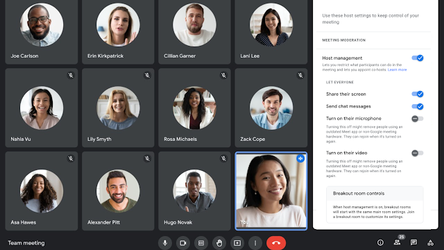 You can no longer blame the internet for dropping out in Google Meet ...