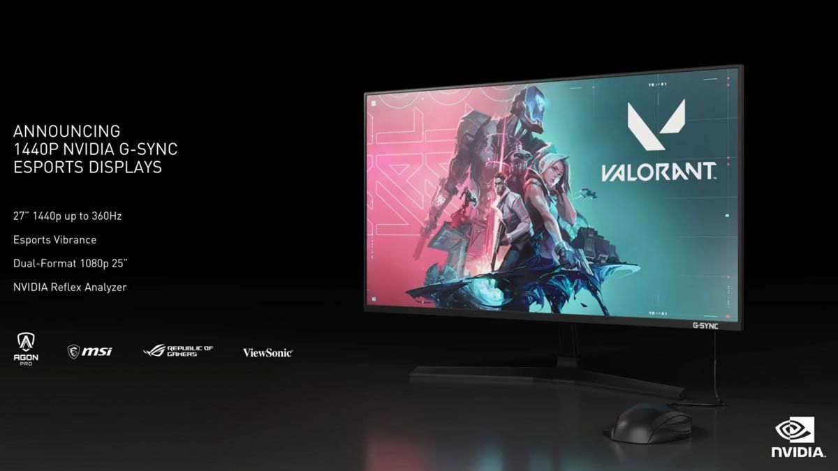 Nvidia Heralds Birth of the 1440p, 300 Hz+ Esports Monitor Category ...