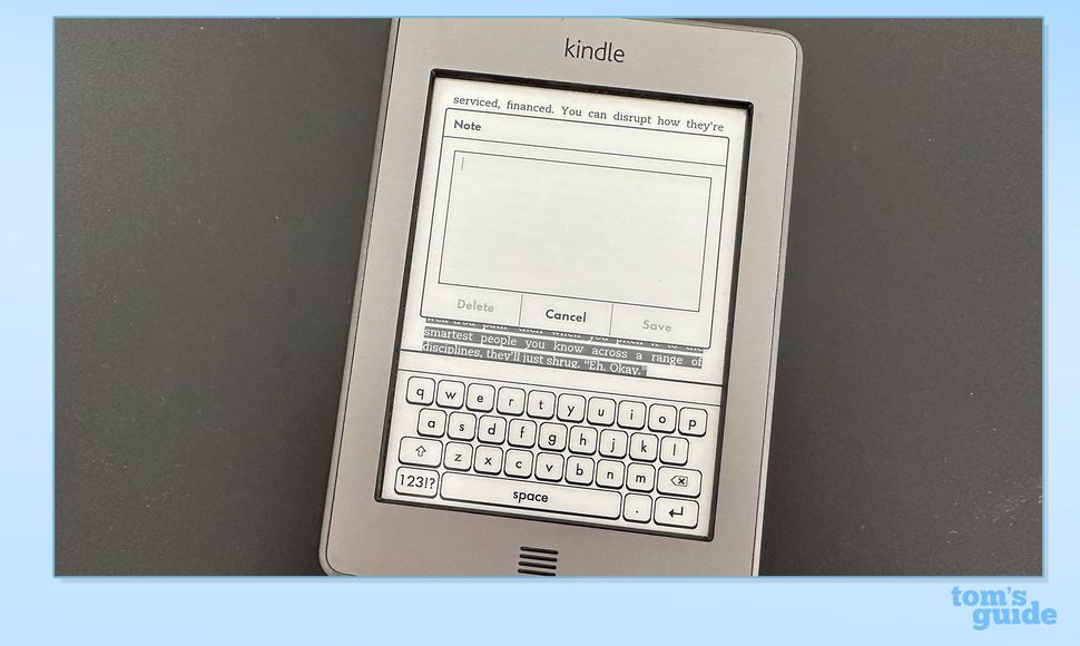 How to highlight text and make notes on your Kindle | Tom's Guide