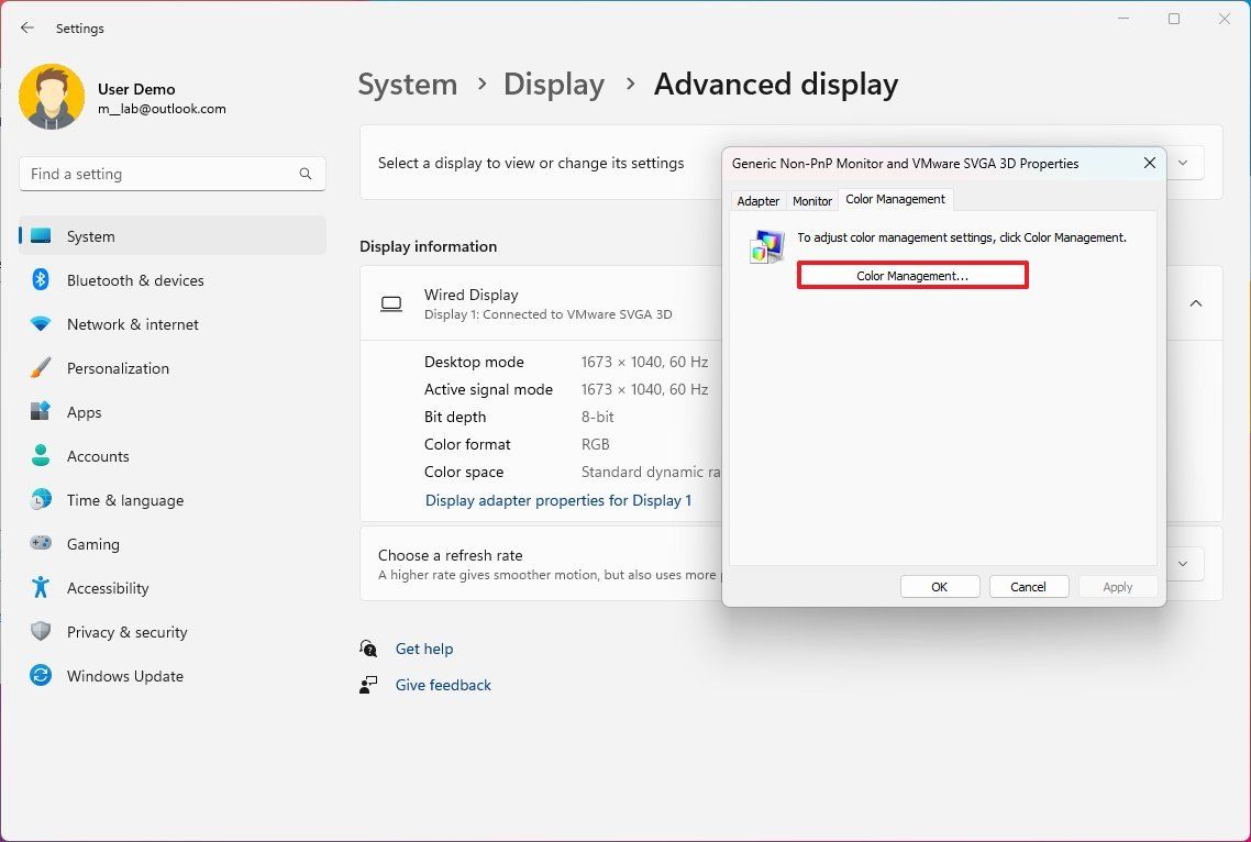 How to get correct color profile for your monitor on Windows 11 ...
