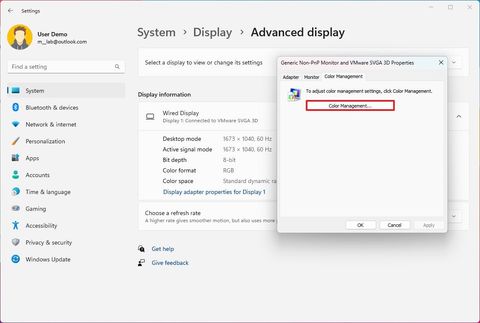 How to get correct color profile for your monitor on Windows 11 ...