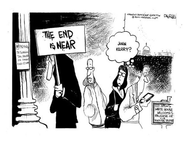 Political cartoon CIA torture report | The Week