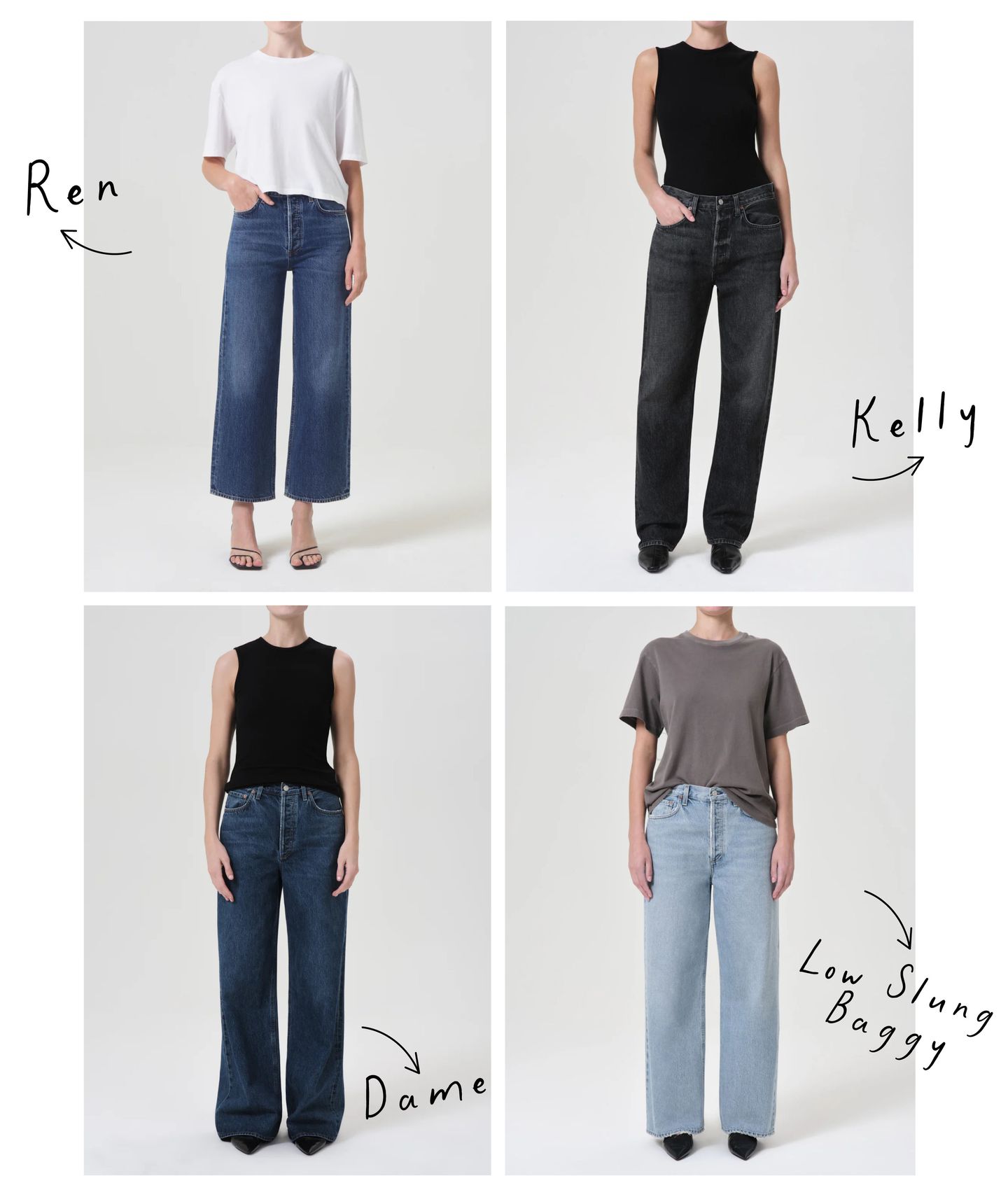AGOLDE Jeans Review: Marie Claire Editors Try On Each Style | Marie ...