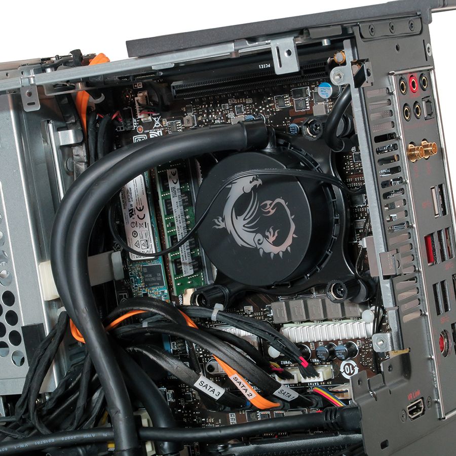 MSI Aegis X Mini-ITX Interior