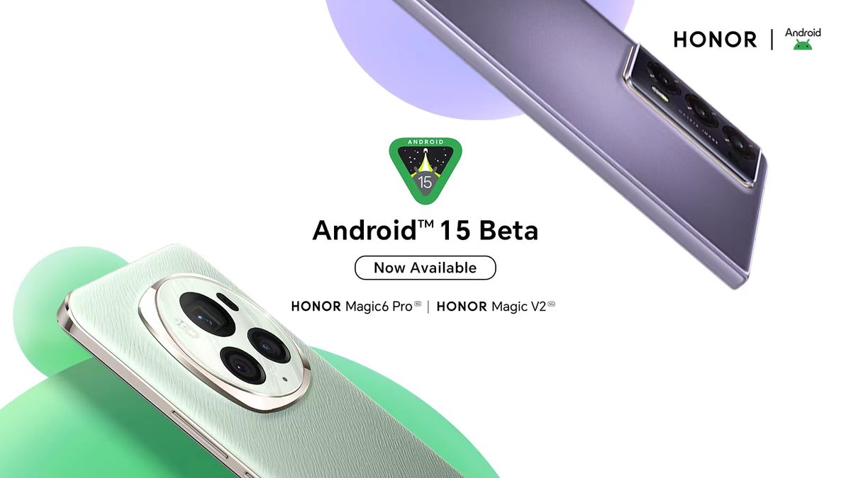 The Honor Magic 6 Pro and Magic V2 are joining the Android 15 beta ...
