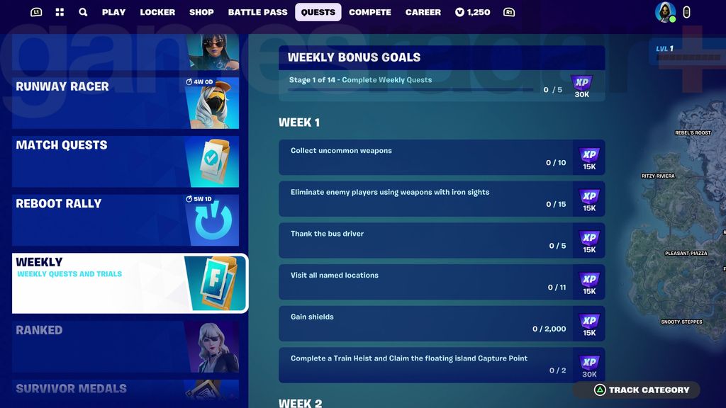 Fortnite Quests in Season 1 of Chapter 5 | GamesRadar+