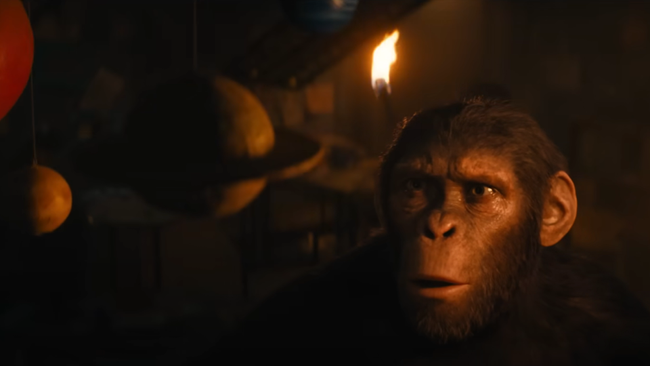 Apes ponder their place in the universe in 'Kingdom of the Planet of ...
