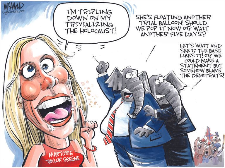 5 cartoons about the GOP's Marjorie Taylor Greene embarrassment | The Week