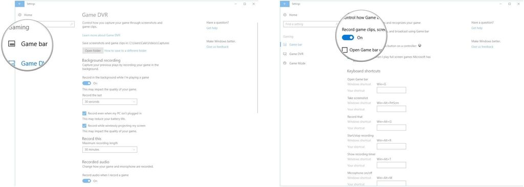 How to disable the Xbox Game Bar and Game DVR in Windows 10 | Windows ...