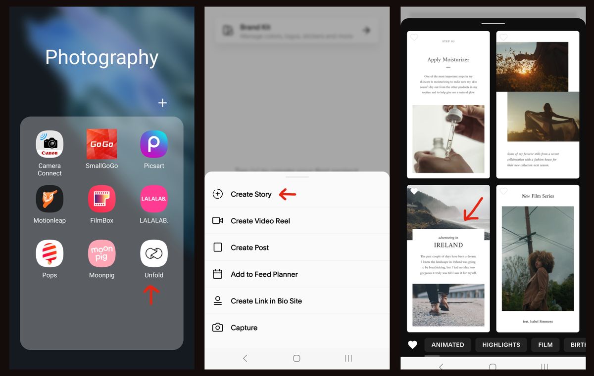 How to add multiple images into one singular instagram story | Digital ...