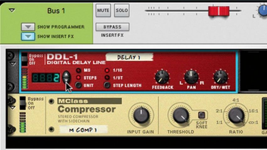 How to use a delay’s feedback control to create cascading, building ...