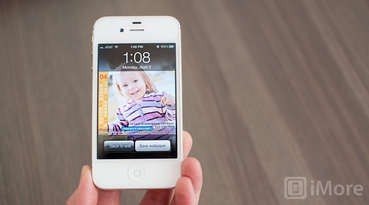 Design a custom Lock screen that includes important information with ...