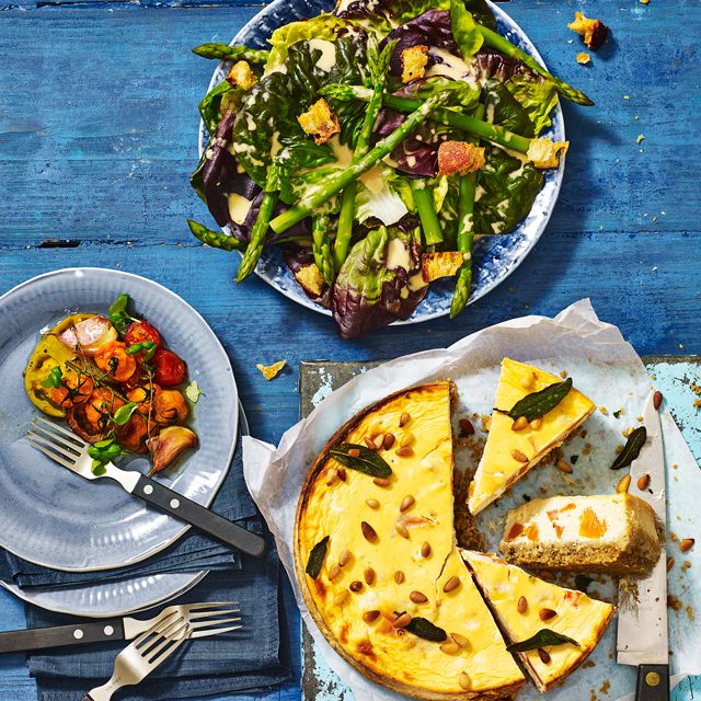 Squash and Feta Cheesecake | Dinner Recipes | Woman & Home